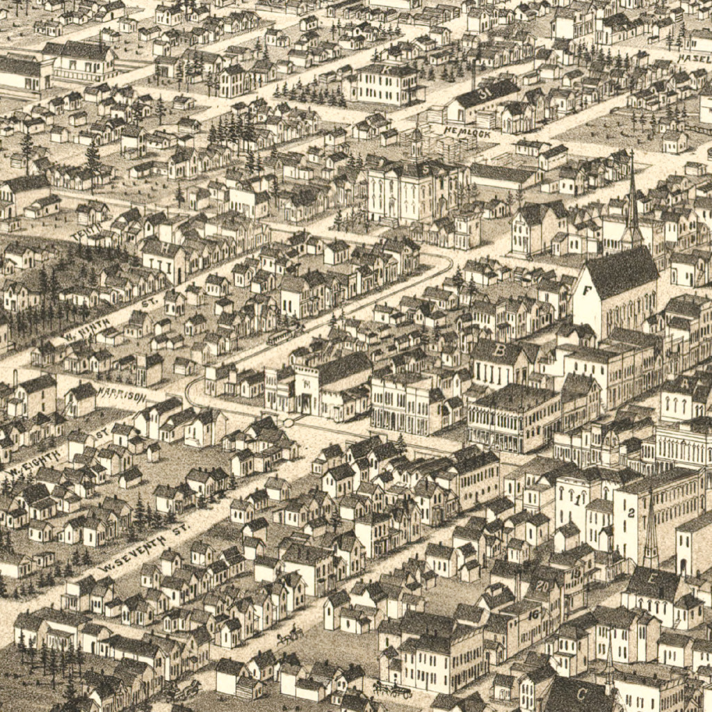 Leadville Map 1882 Lake County Colorado Kevin Mastin Stray Horse